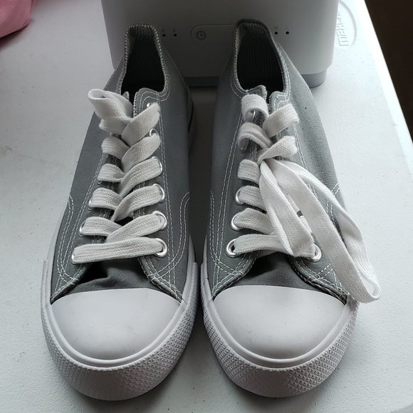 Mossimo Supply Co. | Shoes | Mossimo Lenia Grey Lace Up Sneakers | Poshmark